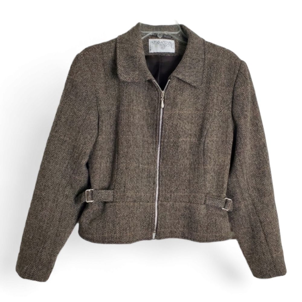 Vintage International Scene Tweed Jacket - Gem